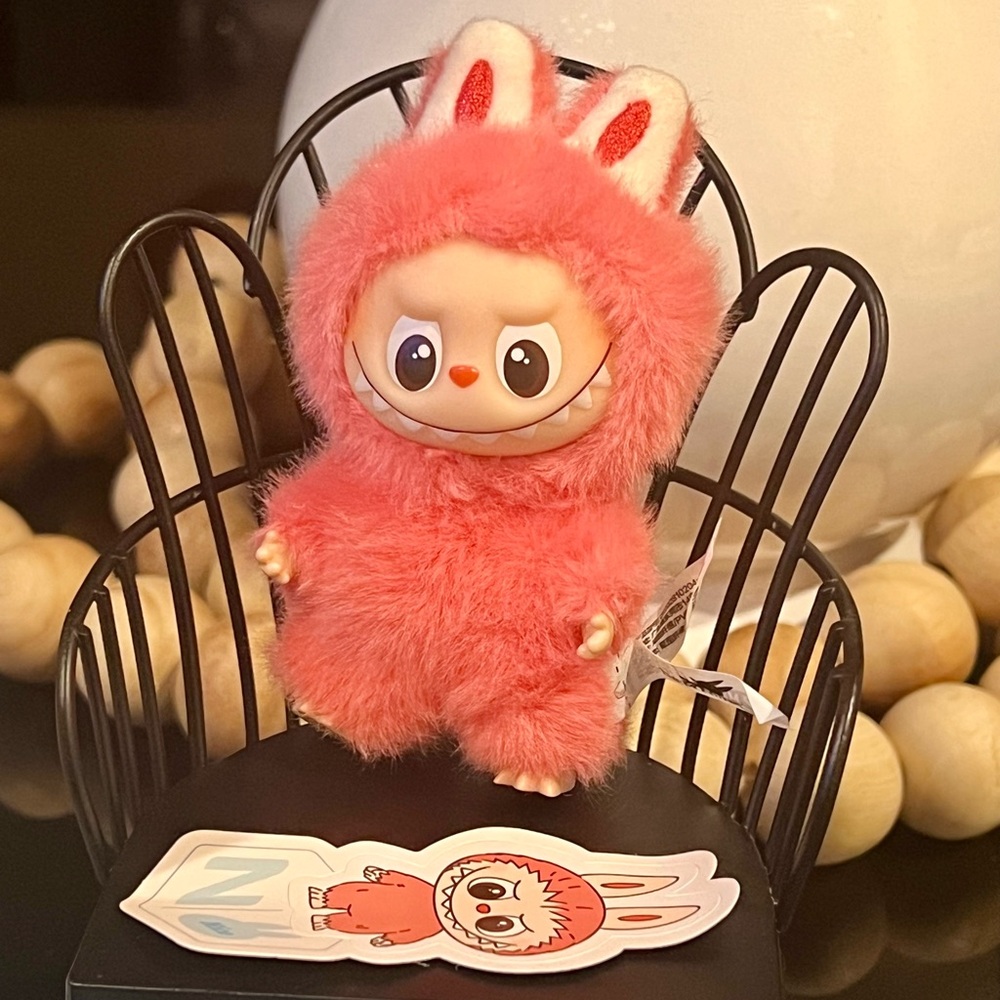 Labubu Pin For Love “Letter N” Pop Mart New In Hand - Gem